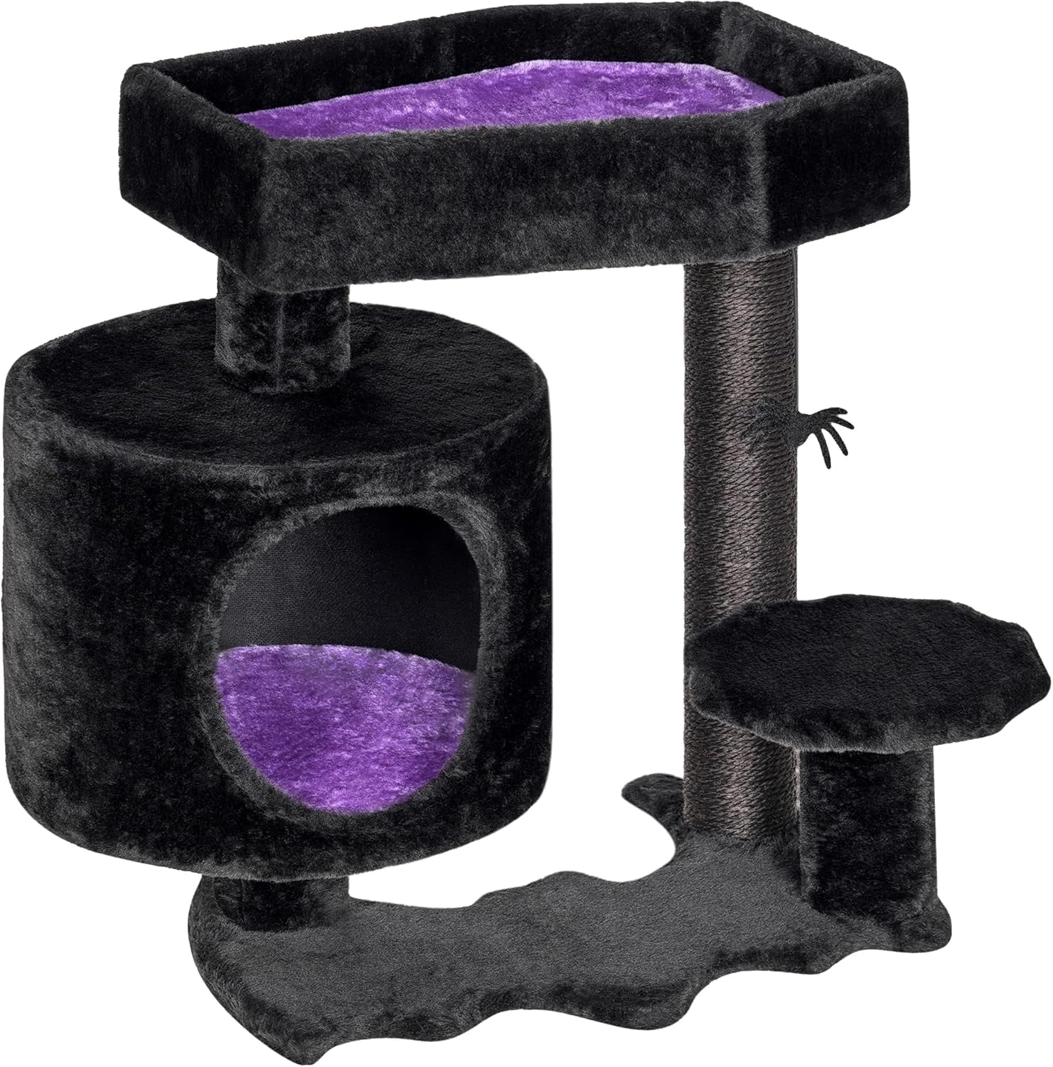 Gothic Cat Tree with Coffin Bed Goth Cat Tower Coffin Cat Tree Cat ...