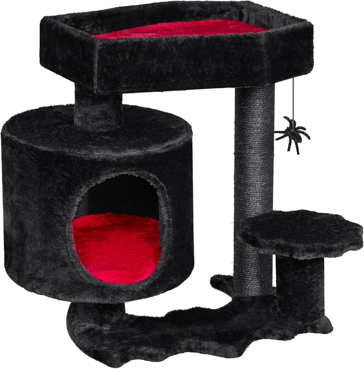 Gothic Cat Tree with Coffin Bed Goth Cat Tower Coffin Cat Tree Cat ...