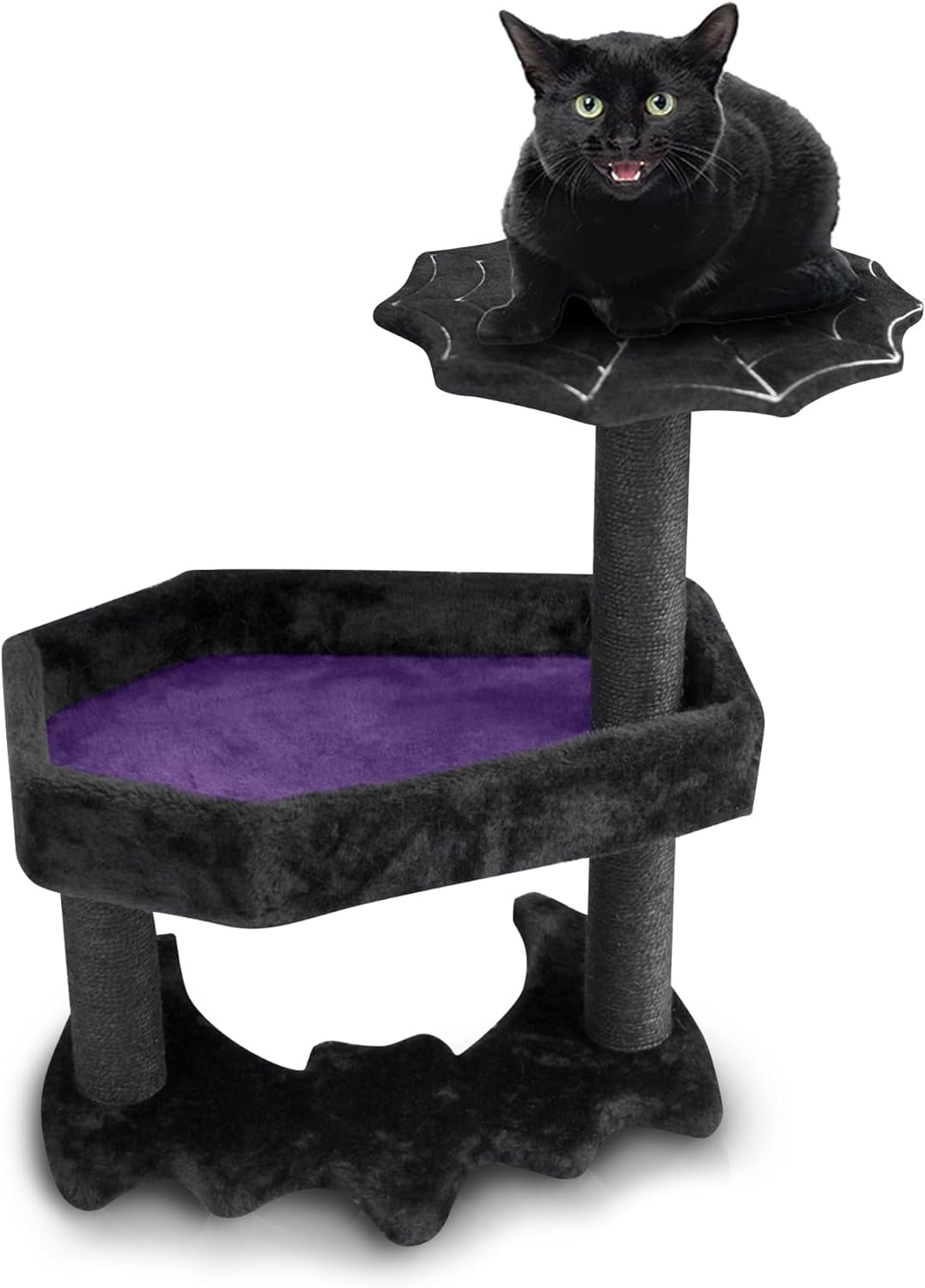 Gothic Cat Tree with Coffin Cat Bed, Gothic Cat Tower, Coffin cat Tree ...