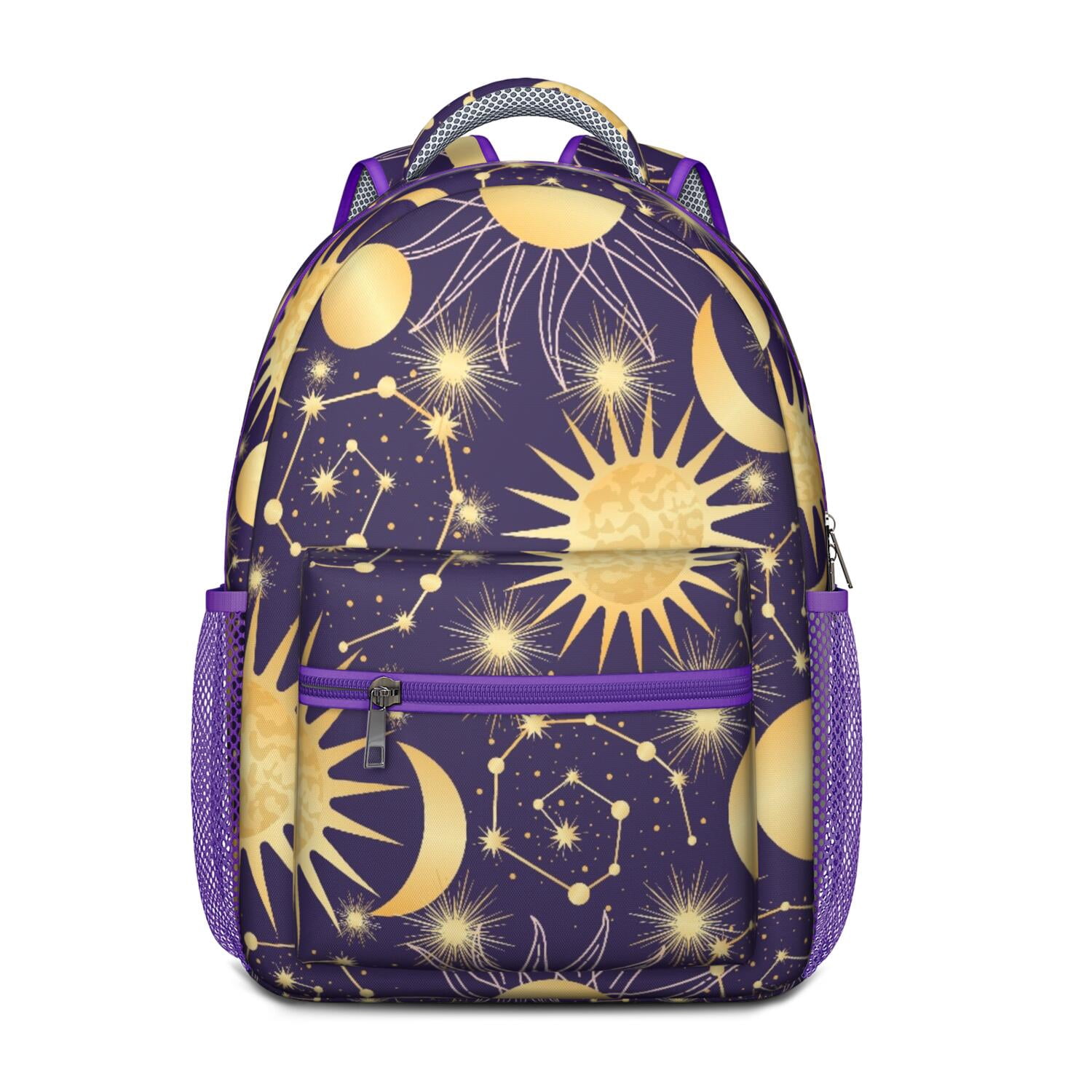 Gothic Celestial Astrology Backpack – Moon, Stars & Witchy Spiritual ...