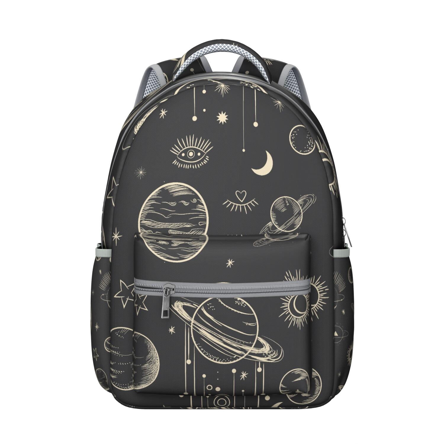 Gothic Celestial Backpack for Student Waterproof Durable School Bag ...