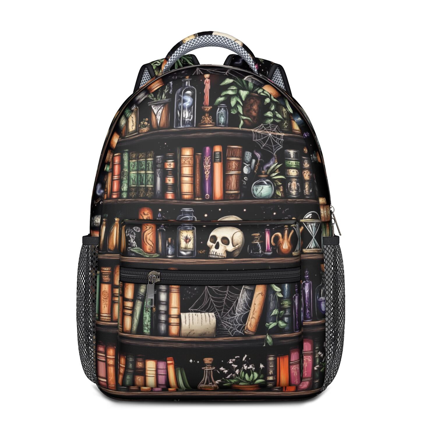 Gothic Celestial Eclipse Backpack – Dark Moon, Starry Night & Astral ...