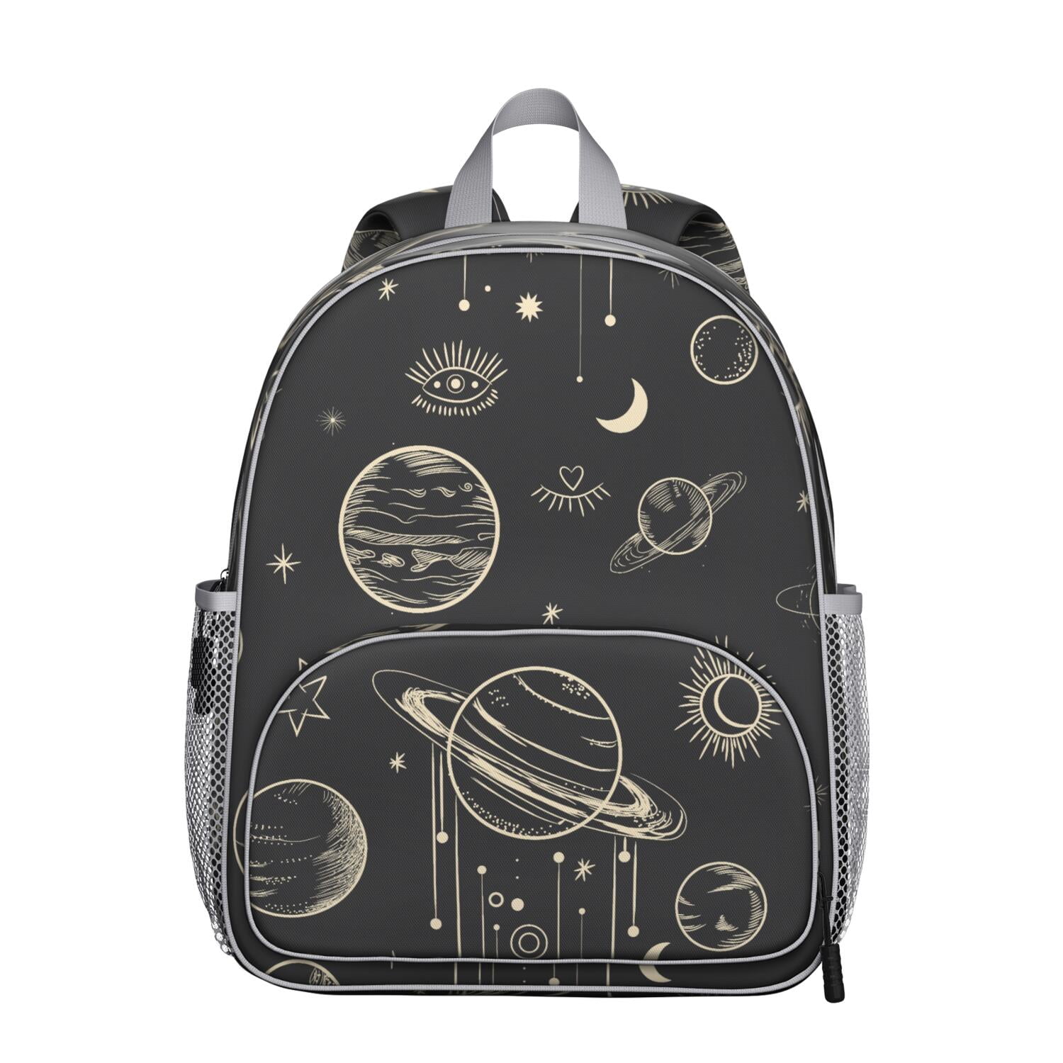 Gothic Celestial Print Ergonomic School Backpack - Waterproof, Spine ...
