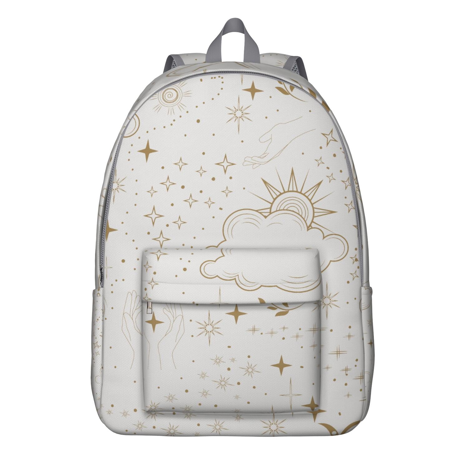 Gothic Celestial Sun and Moon Backpack, Waterproof School Bag with ...
