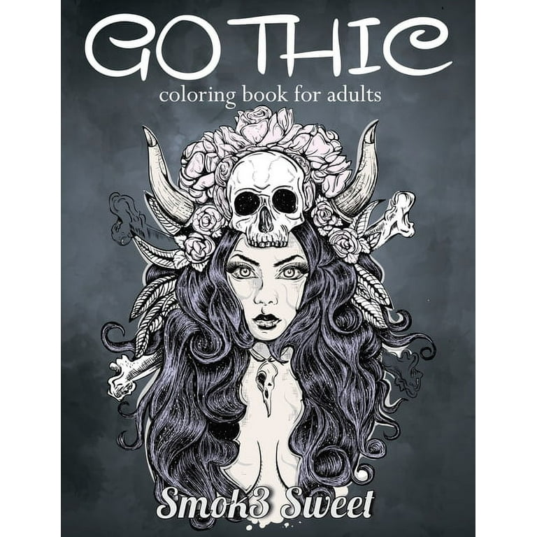 gothic fantasy coloring pages