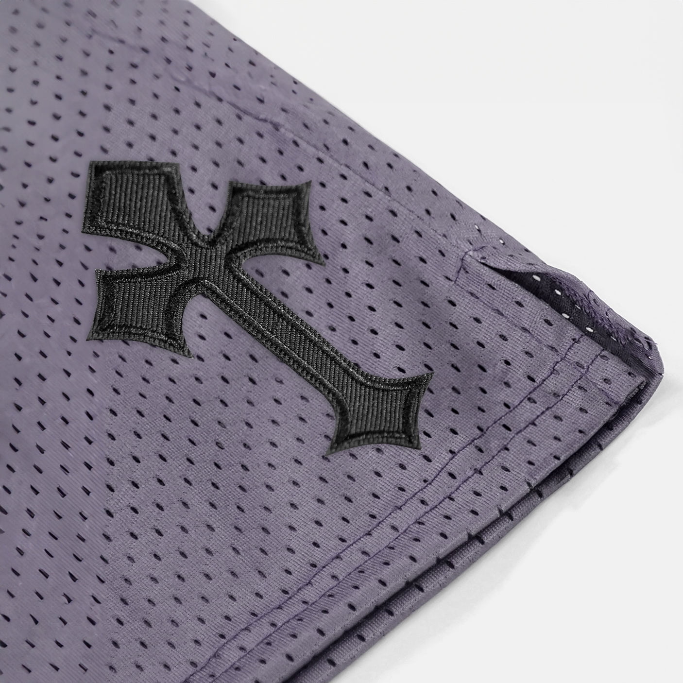 Gothic Cross Patch Shorts - 7" - Walmart.com