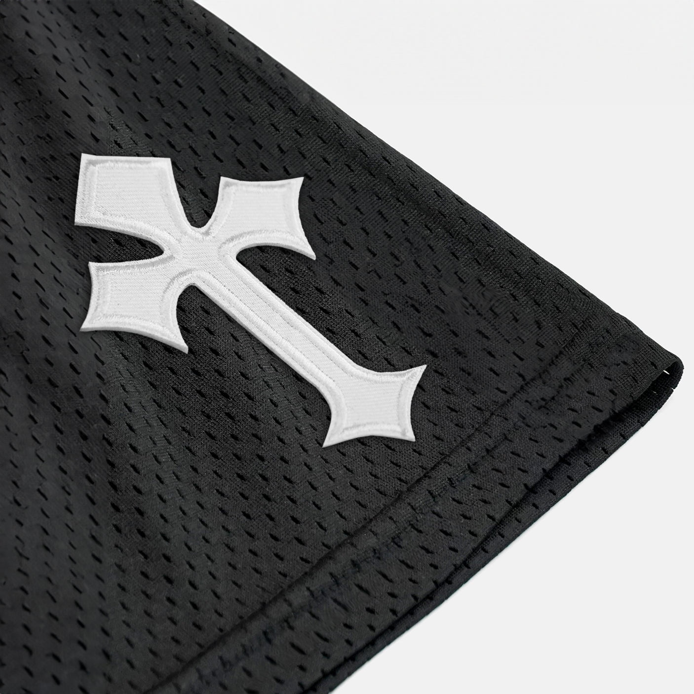 Gothic Cross Patch Shorts - 7" - Walmart.com