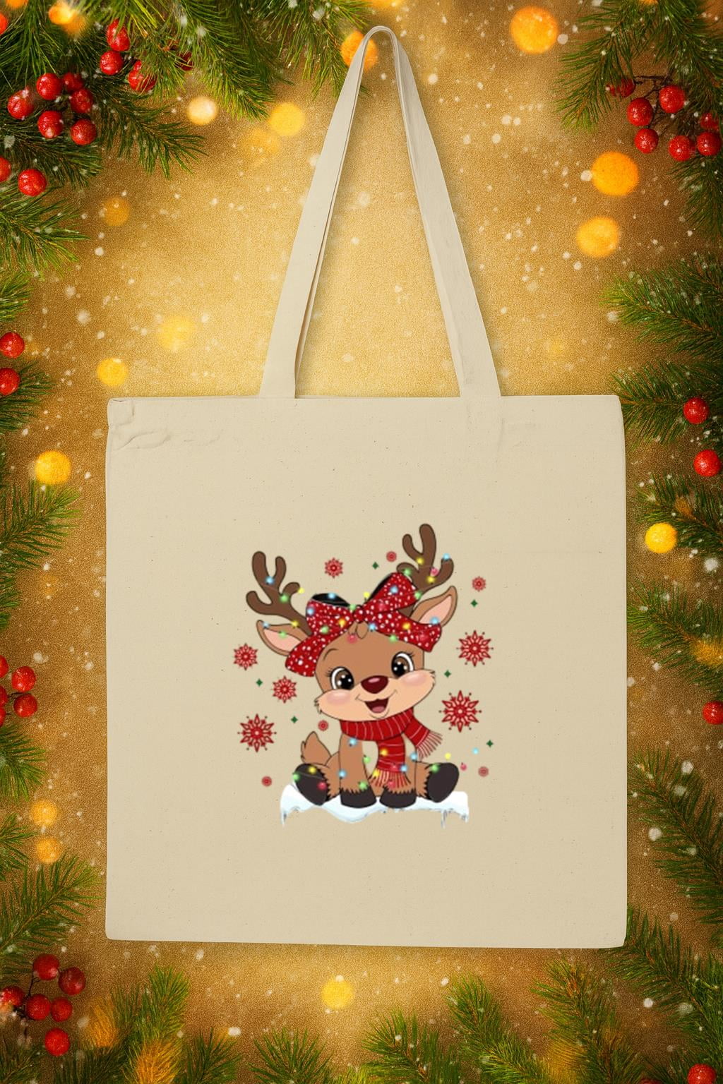 Gothic Crow Bird Raven Christmas Tree Holiday Tote Bag - Walmart.com