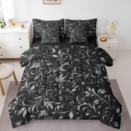 Damask Gothic Bedding Set Adults Antique Victorian Bed in a Bag Queen ...