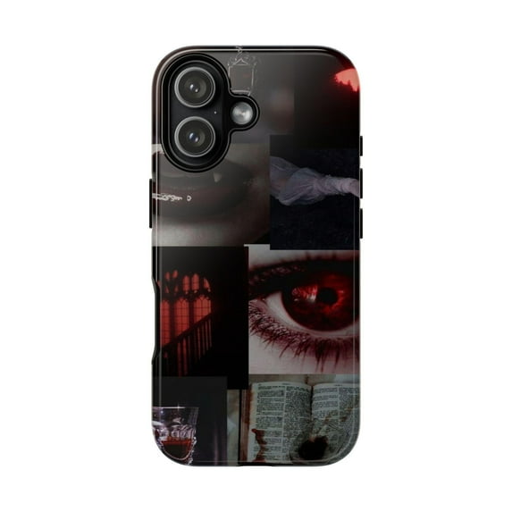 Gothic Dark Aesthetic Phone Case Red Eye and Dramatic Art for iPhone 17 ...