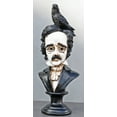 Gothic Day of The Dead Edgar Allan Poe Bust With Quoth The Raven Crow ...