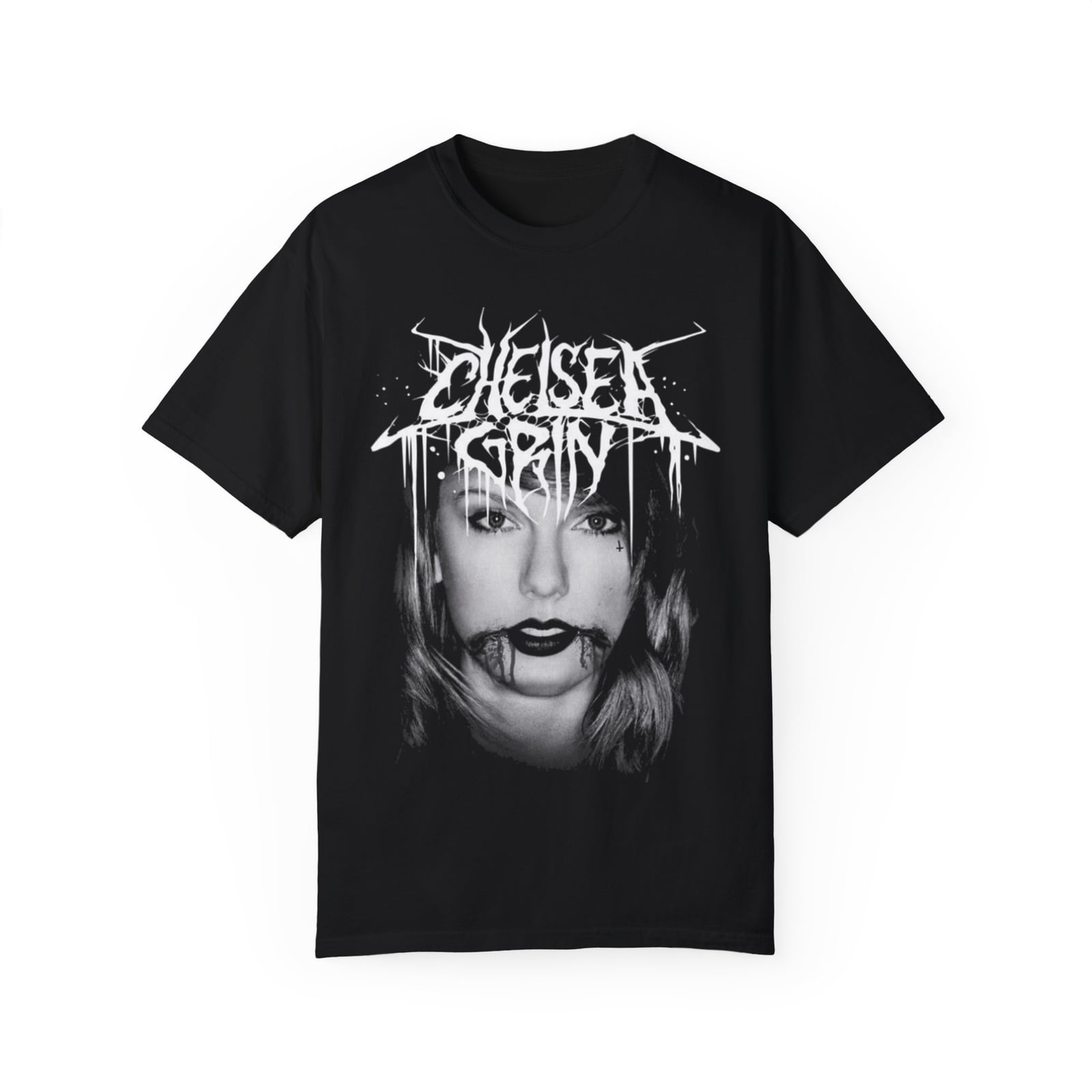 Gothic Deathcore Fan Shirt | Heavy Darkcore Rock Graphic Tee - Walmart.com
