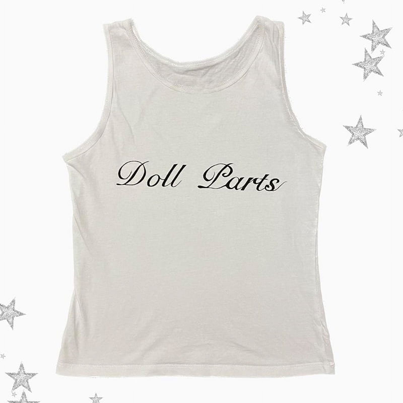 Gothic Emo Girl Aesthetic Printed Tank Top Y2K Harajuku American Retro ...