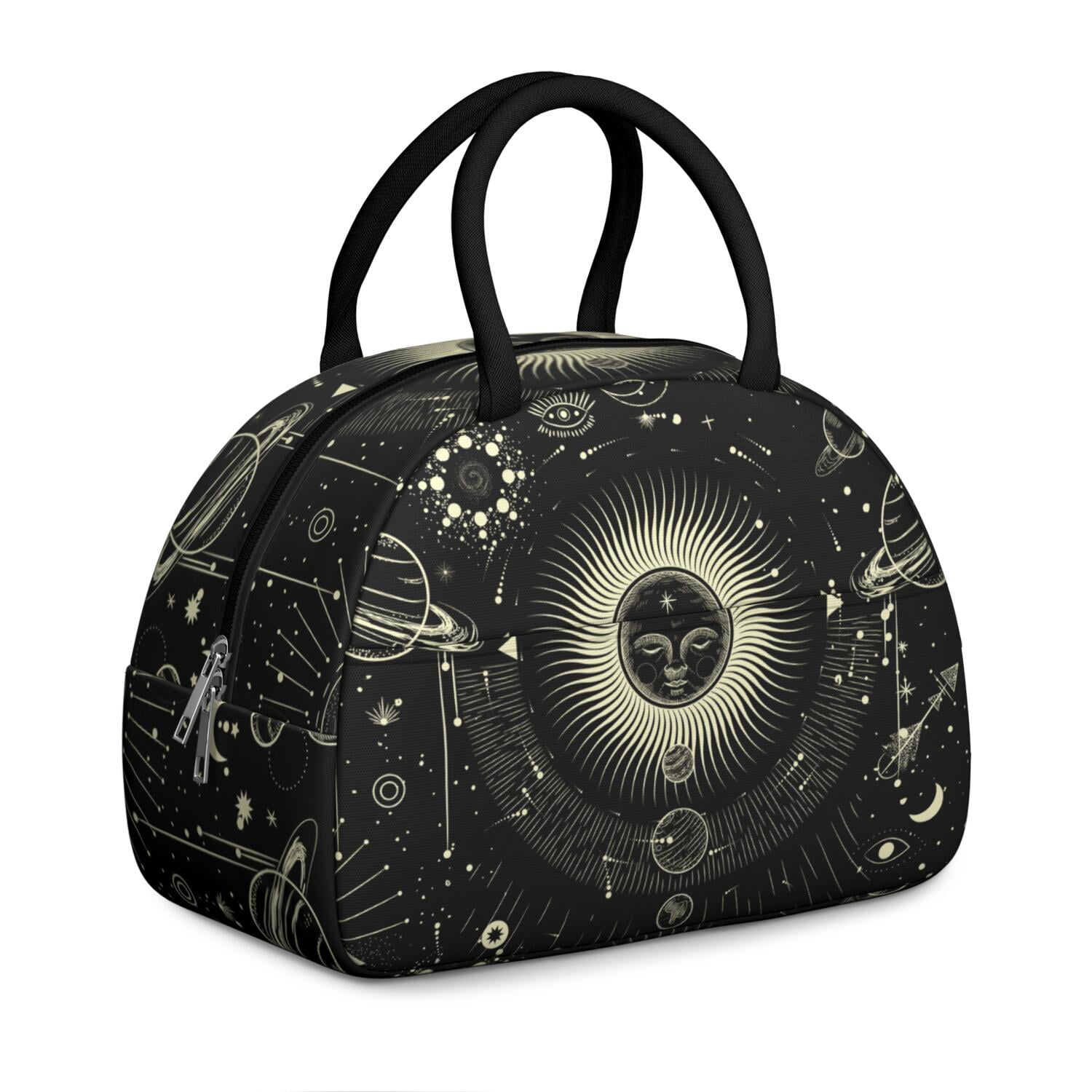 Gothic Galaxy Lunch Box for Women - Starry Night Theme Insulated Tote ...
