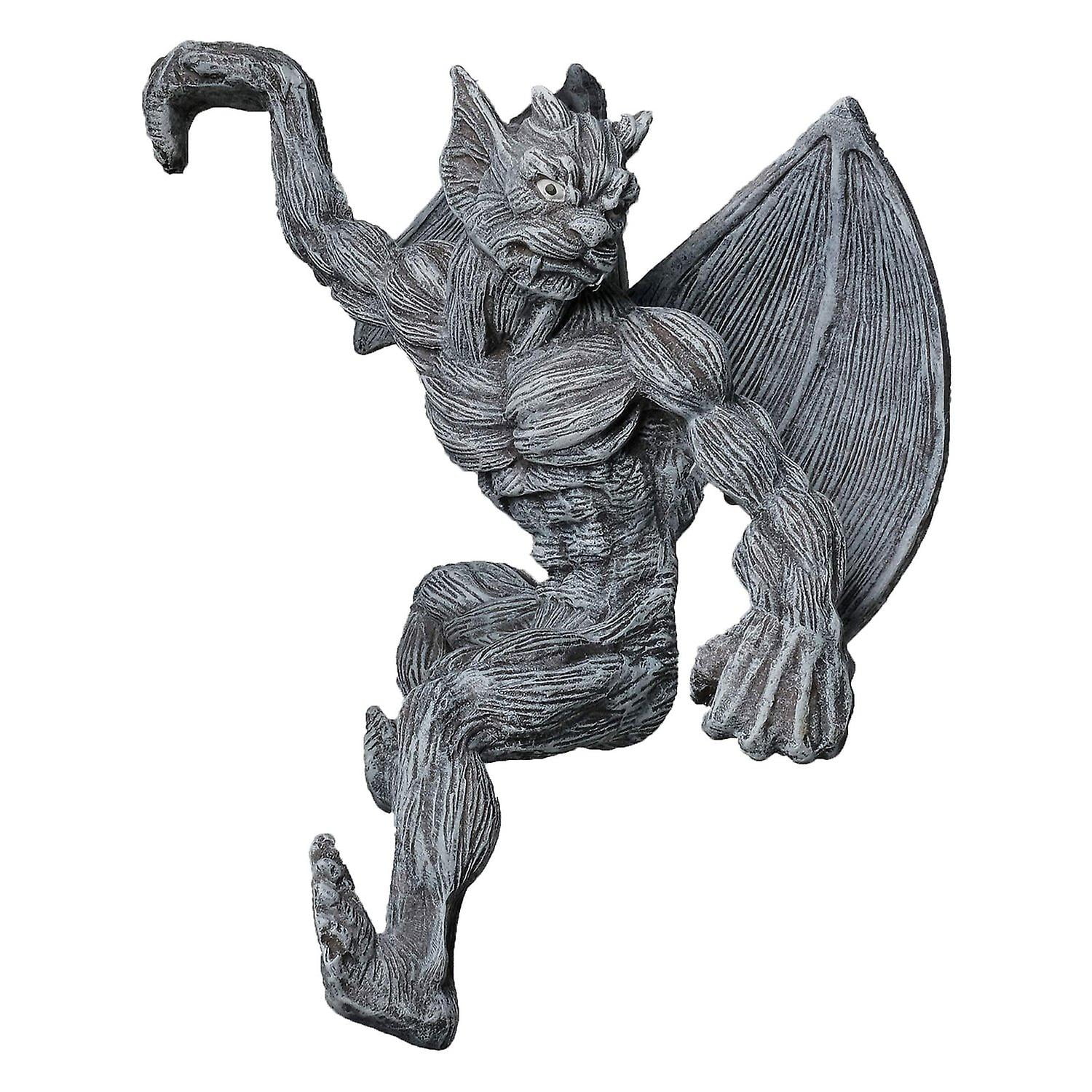 Gothic Gargoyle Fence Hanger|Dragon Wing Stone Sculpture - Walmart.com