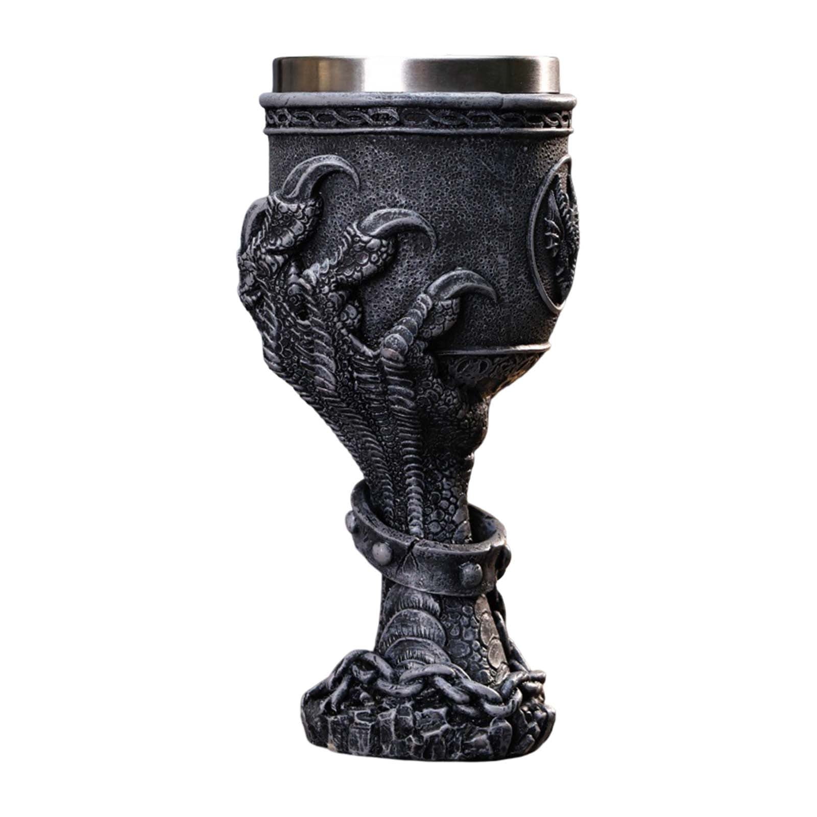 Gothic Goblet Hand Painted Chalice with 676oz Stainless Steel Liner for ...