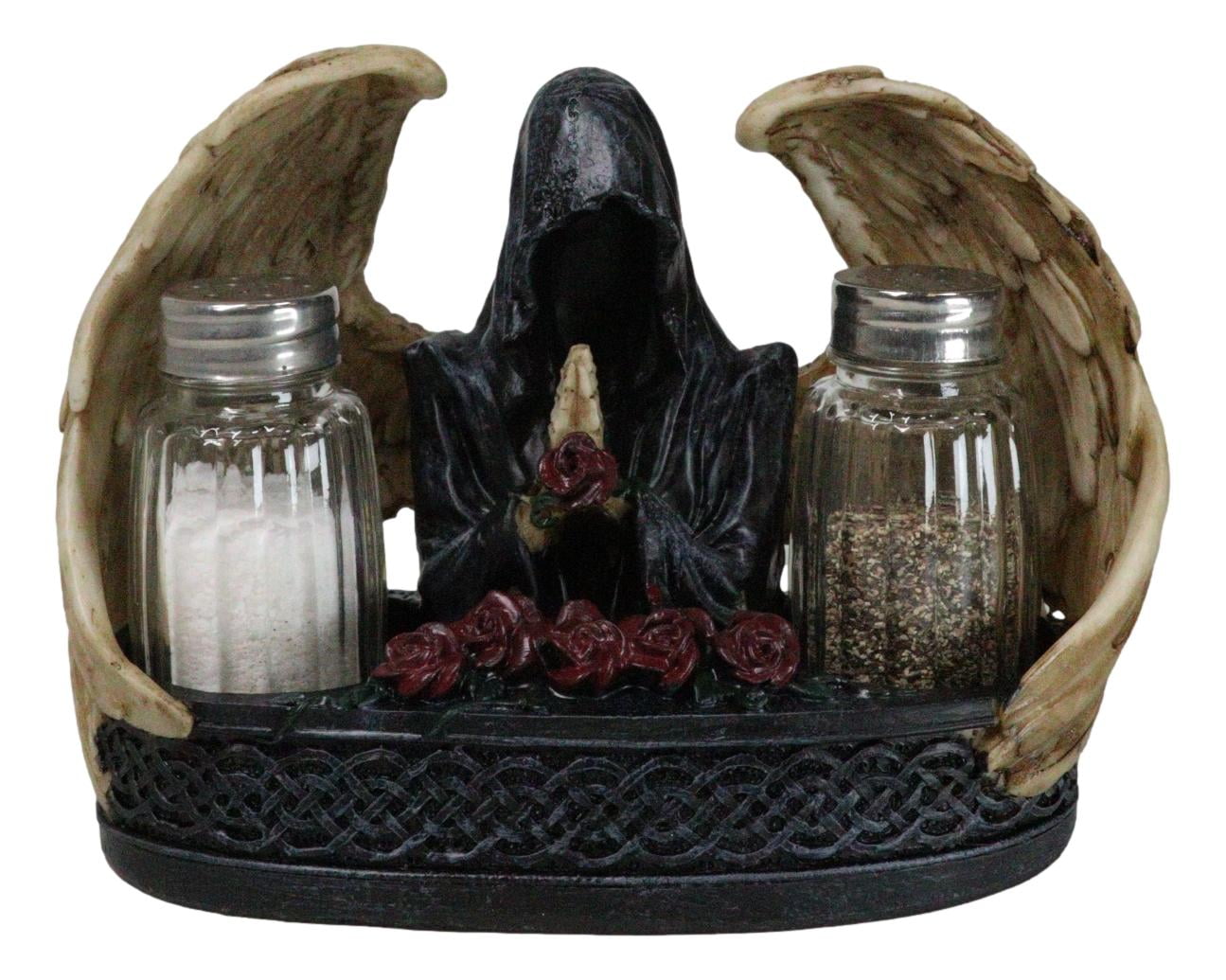 Gothic Grim Reaper With Angel Wings By Red Roses Salt And Pepper ...