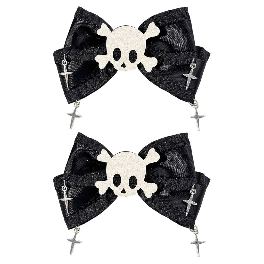 Gothic Hair Fasteners with Ribbon Design Strong grasp Accessory ...