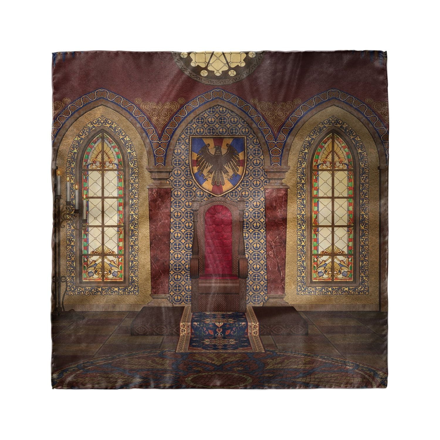 Gothic Head Scarf, Medieval Palace, Head Wrap, 3 Sizes, by Ambesonne ...