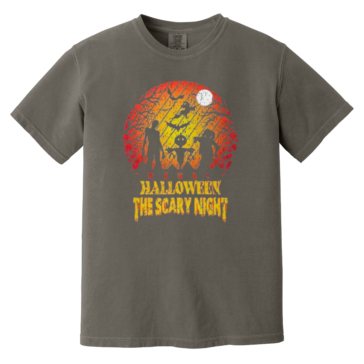 Gothic Horror Piano Retro Haunted Dark Creepy Art Comfort Color T-Shirt ...