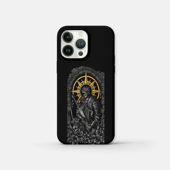 Gothic Knight Phone Case Medieval Warrior Style for iPhone 17 to 11 Pro ...