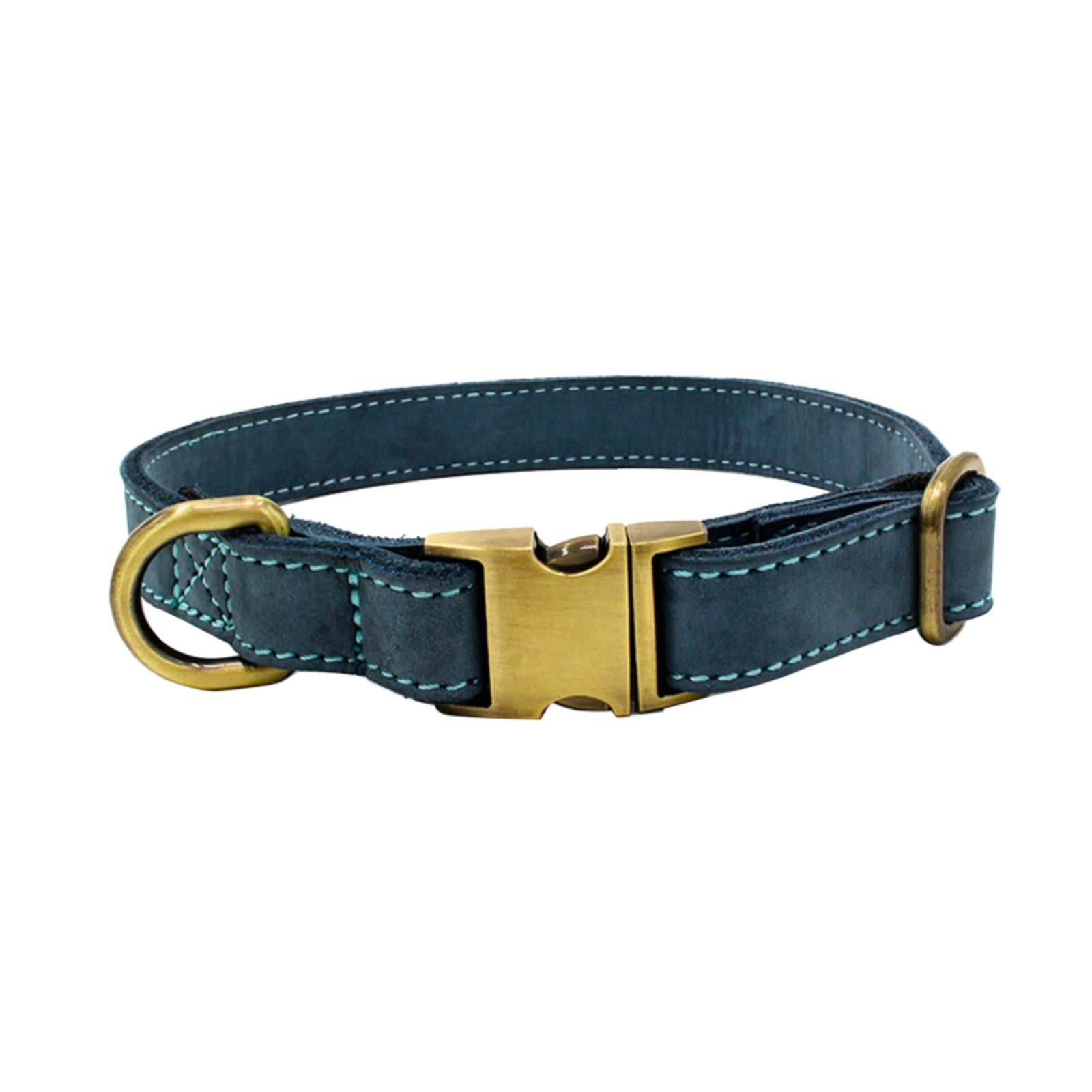 Gothic Leather Choker Collar PU Leather Lined Collars Necklace With ...