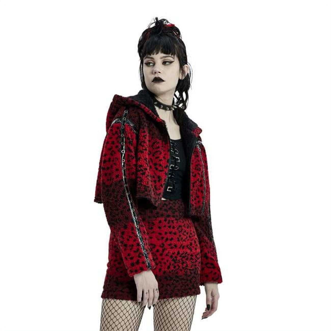 Gothic Leopard Print Jacket, Red - Medium & Large - Walmart.com