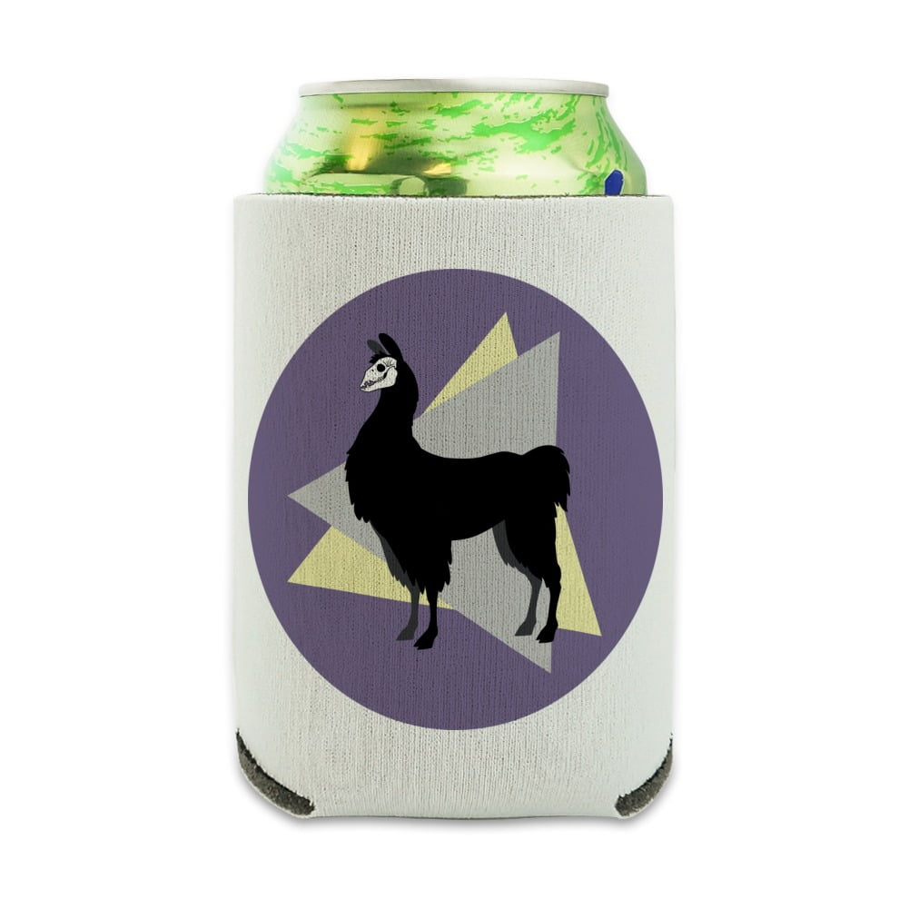 Gothic Llama Can Cooler - Drink Sleeve Hugger Collapsible Insulator ...