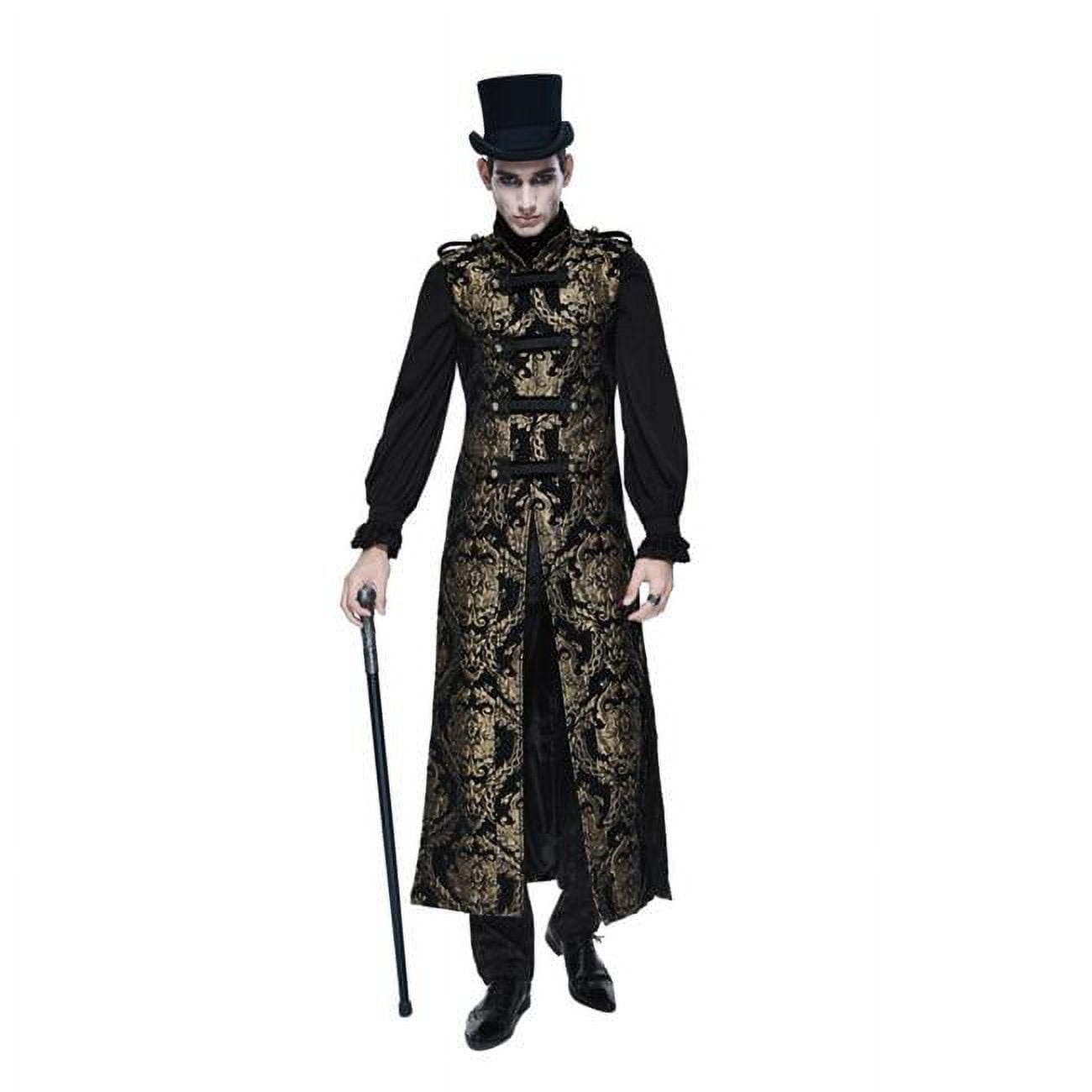 Gothic Long Brocade Military Waistcoat - Walmart.com