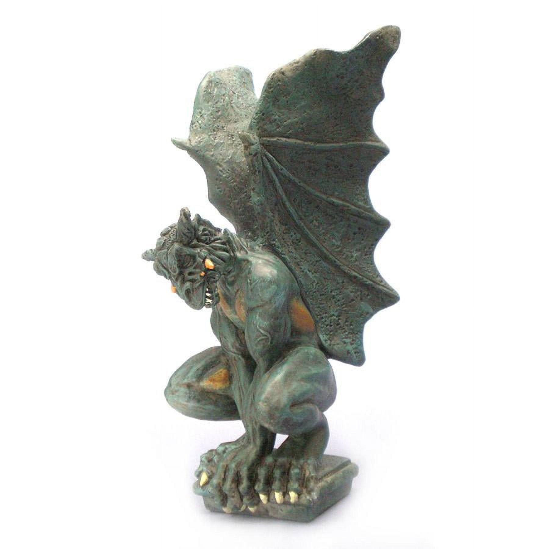 Gothic Medieval Dark Evil Dragon Gargoyle Statue Sculpture Figurine ...