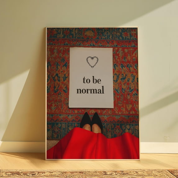 Gothic Minimal Quote Typography Wall Art, Stretched Canvas Size 16x24 ...