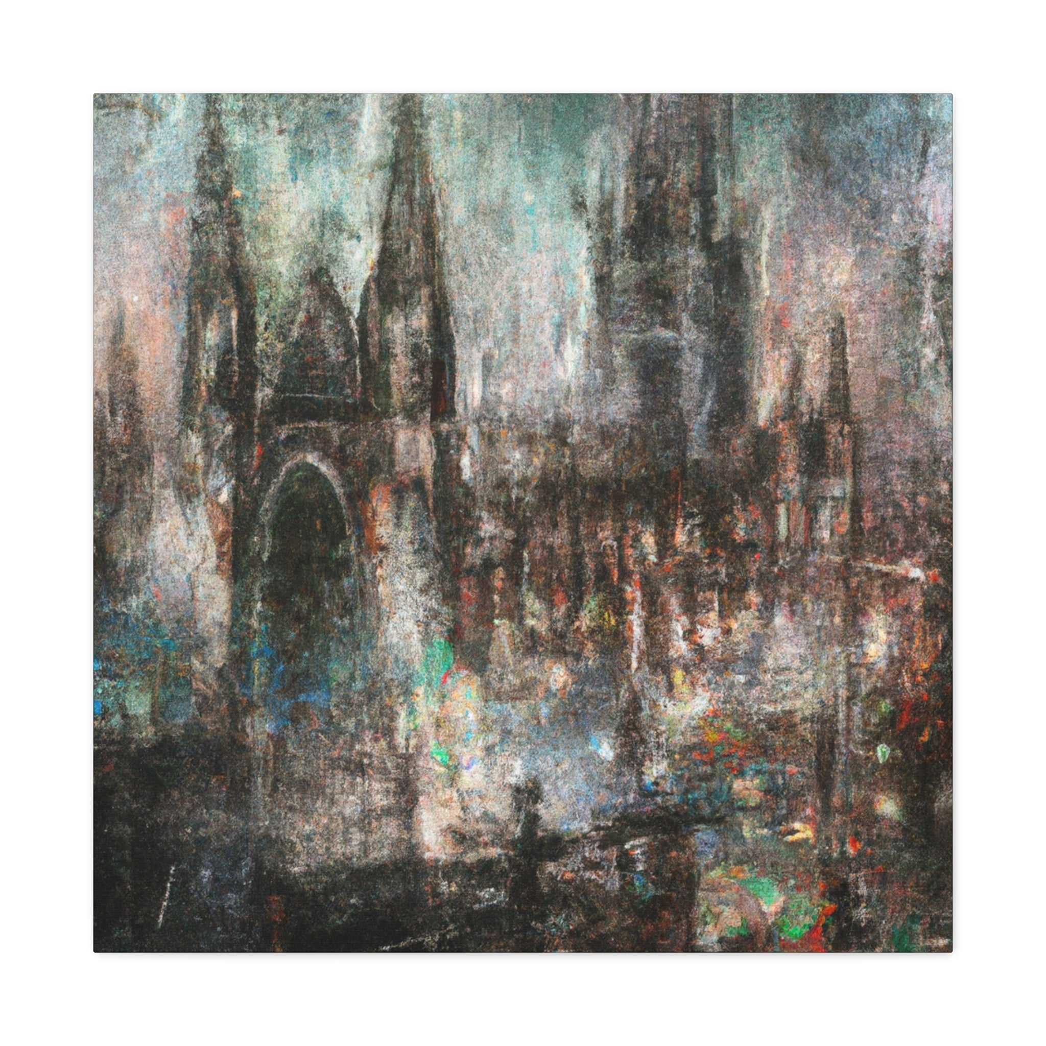"Gothic Monochrome Dream" - Canvas - Walmart.com