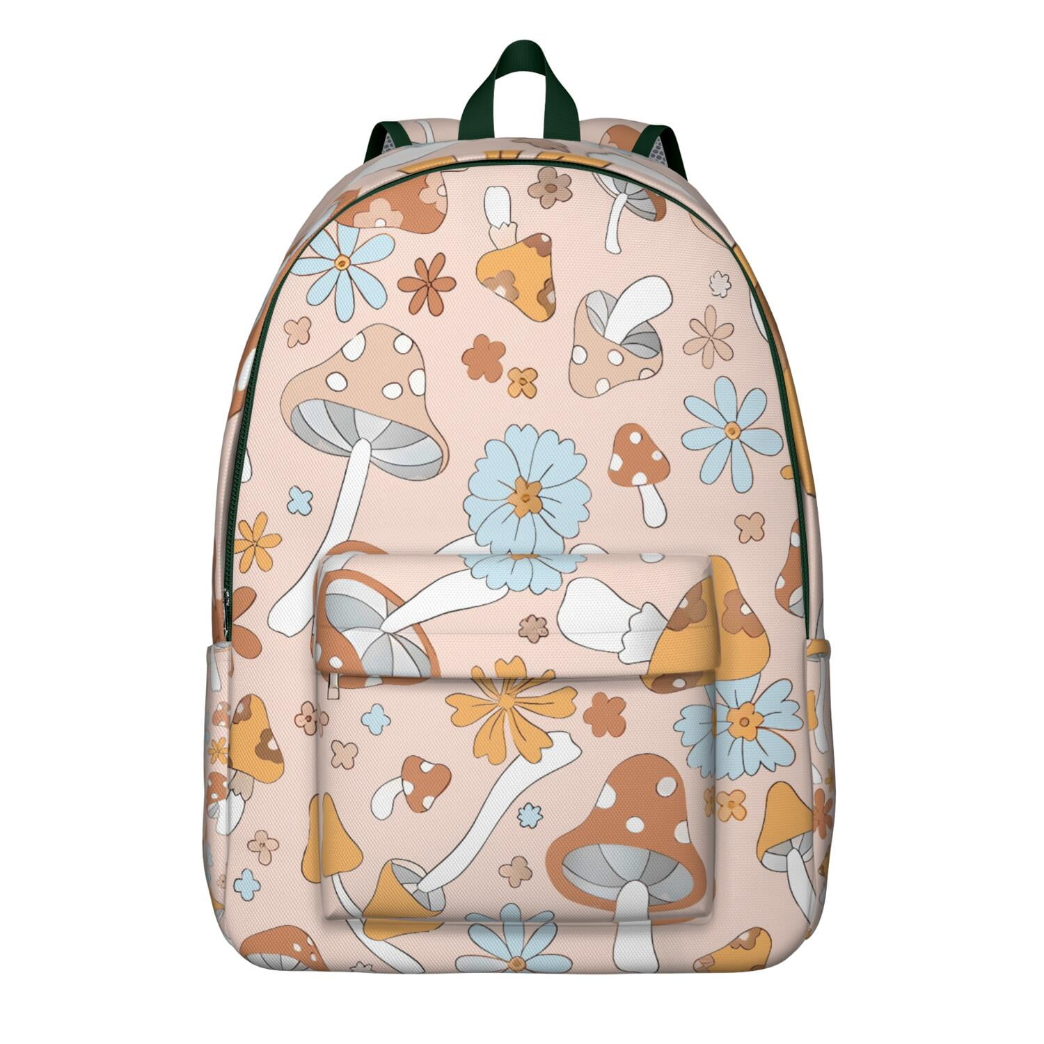 Gothic Mushroom Backpack, Aesthetic Boho Mushroom School Bag with ...