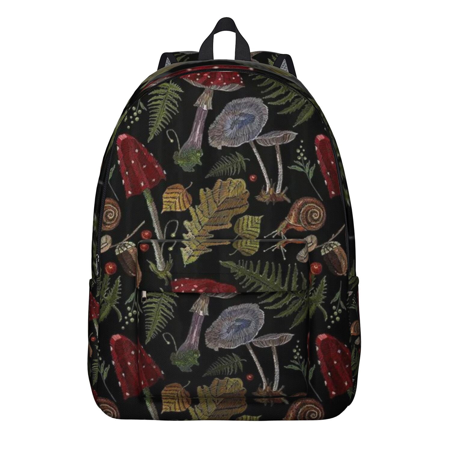 Gothic Mushroom Backpack, Aesthetic Boho Mushroom School Bag with ...