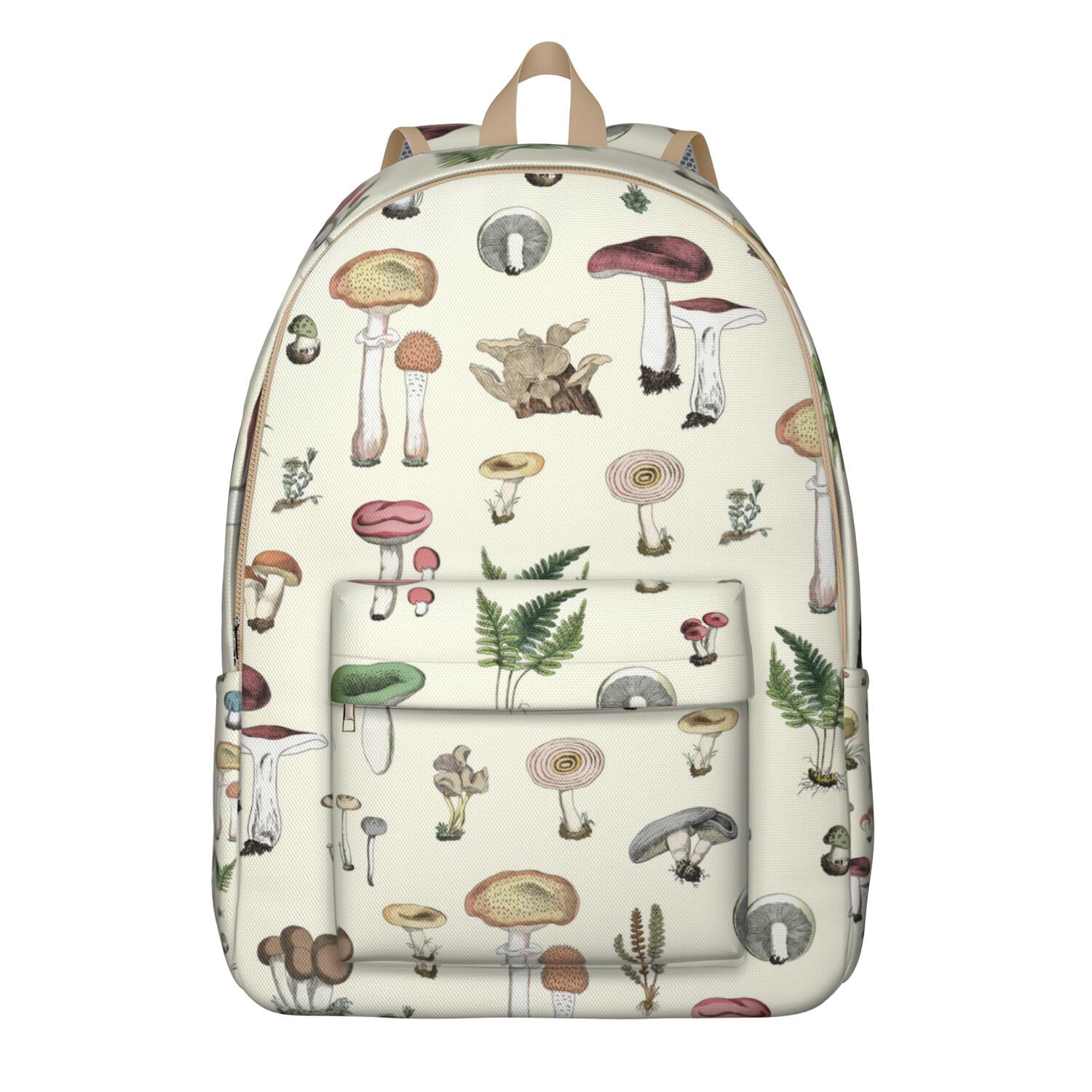 Gothic Mushroom Backpack, Durable School Bag Featuring Cottagecore ...