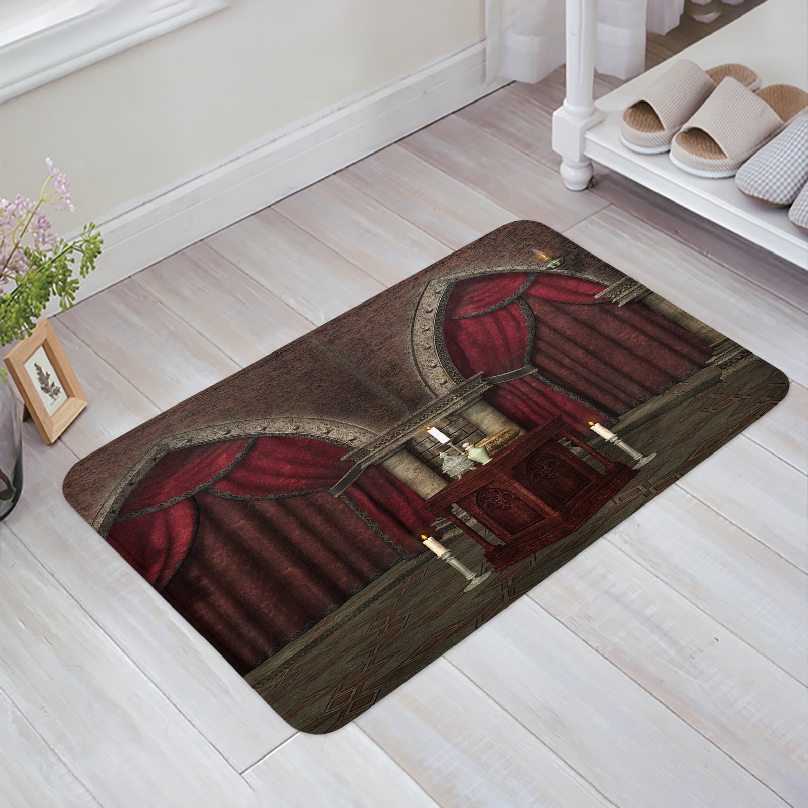 Gothic Mysterious Dark Room Floor Mat Entrance Door Mat Living Room ...