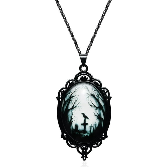 Gothic Necklace as Goth Accessories for Goth Witch Jewelry Costume ...