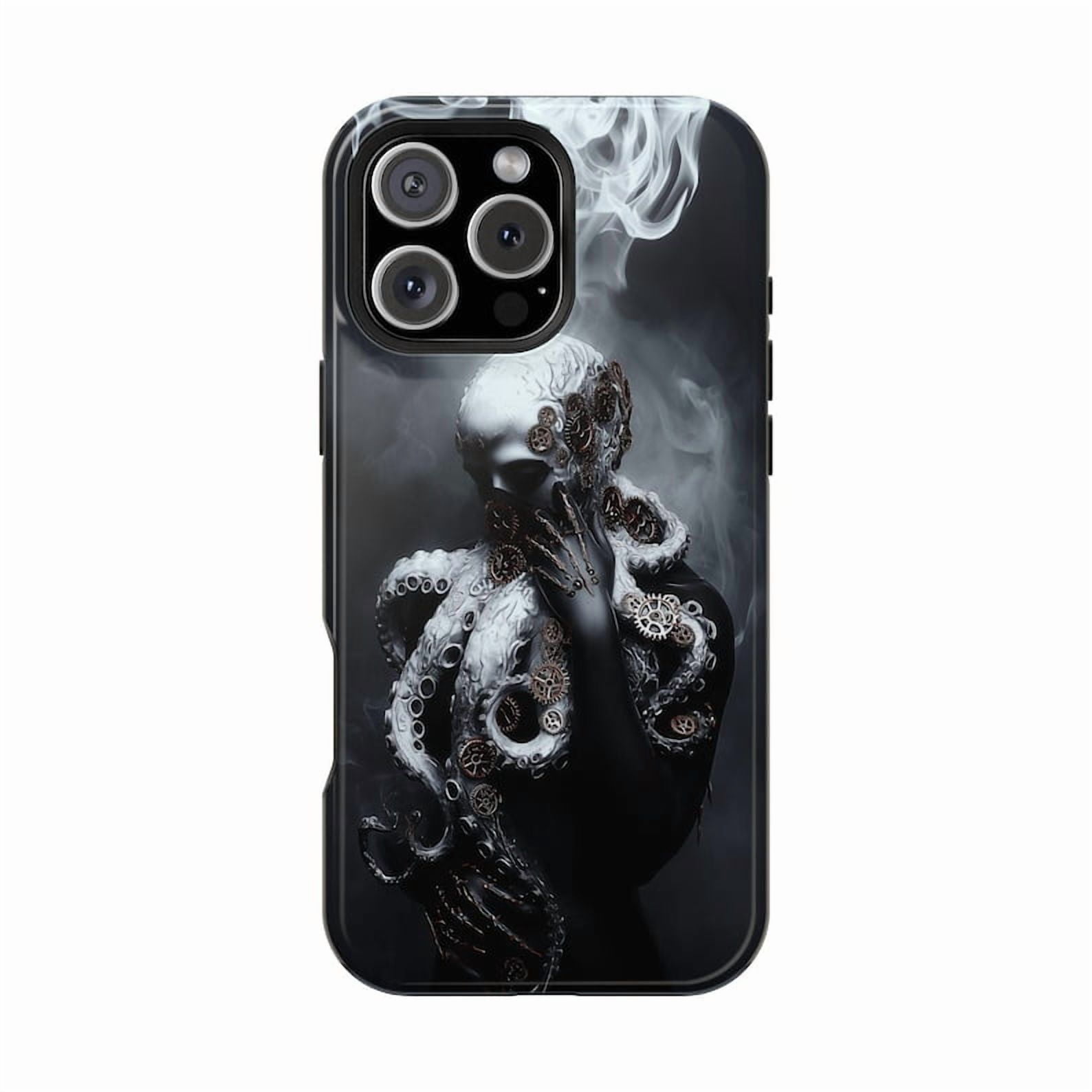 Gothic Octopus Phone Case Tentacle Fantasy Creature Dark Artwork with ...