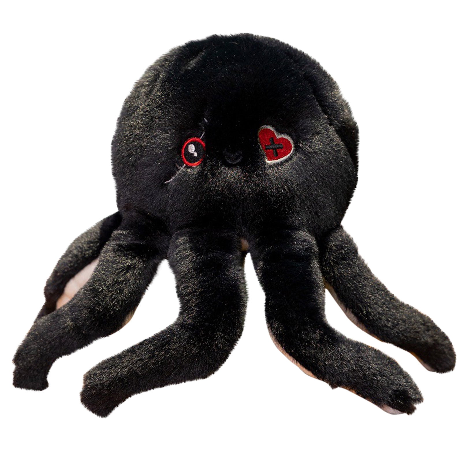 Gothic Octopus Plush Toy Furry Realistic Marine Octopus Plushie Dolls ...