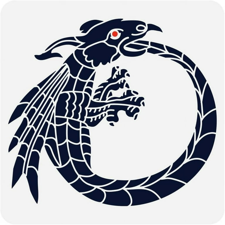 coiled snake template