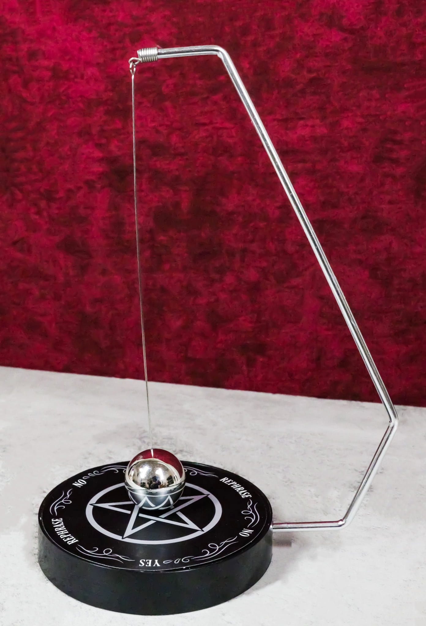 Gothic Pentagram Pendulum Board For Decision Making Divination Dowsing ...