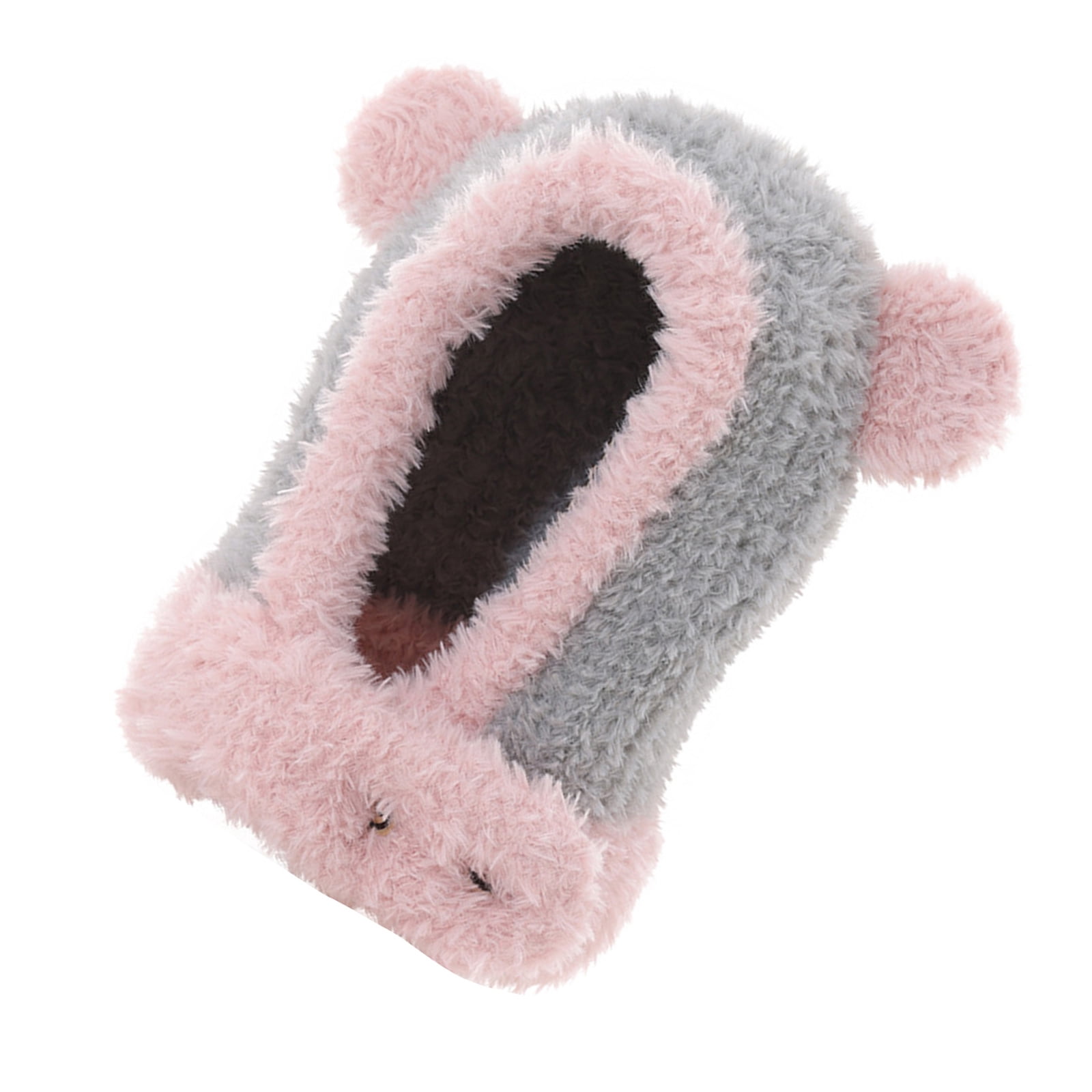 Gothic Plush Woolen Bear Cartoon Hat Womens Cute Winter Handmade ...
