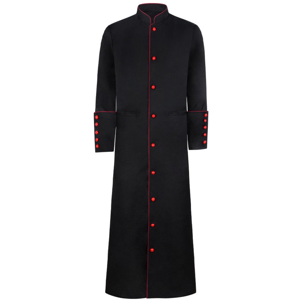 Gothic Priest Cloth- Long Sleeve Clergy Robe for Halloween - Walmart.com