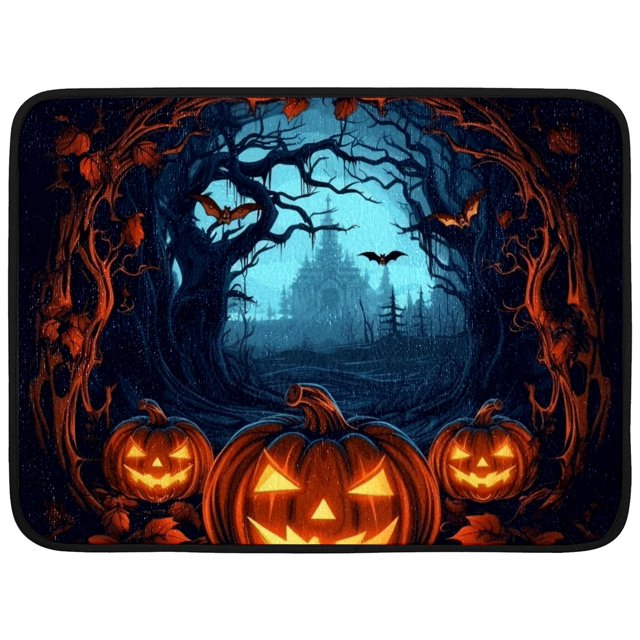 Gothic Pumpkin Dish Drying Mats for Kitchen Counter 18x16in Gothic ...