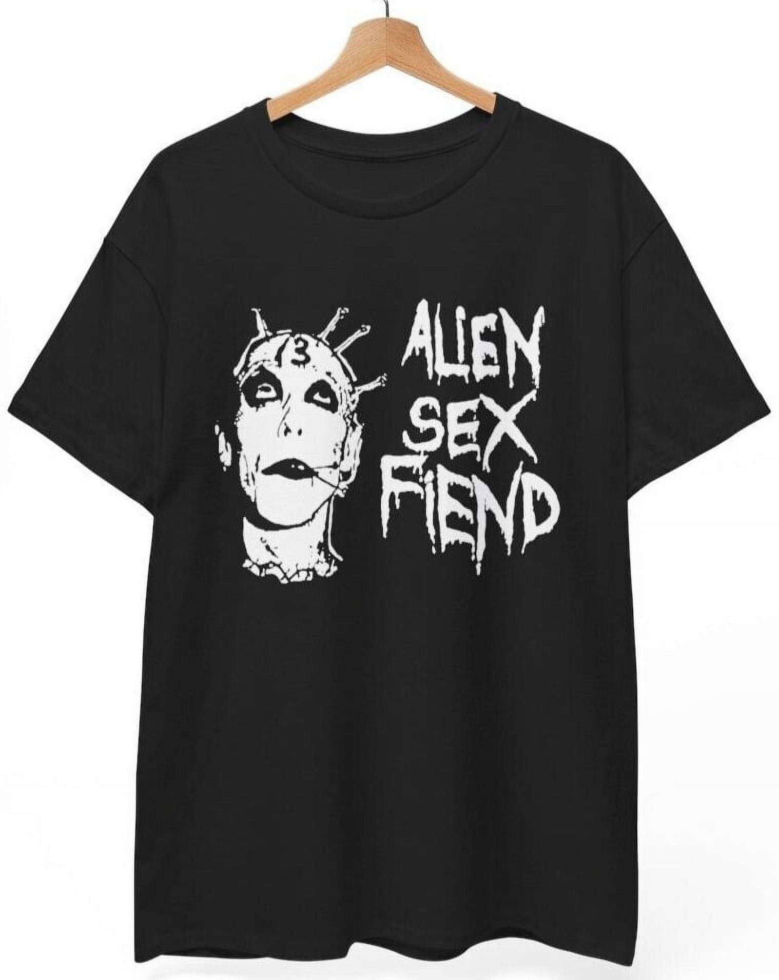 Gothic Punk Rock-Inspired Shirt with Horror Band Art Style, S-3XL ...