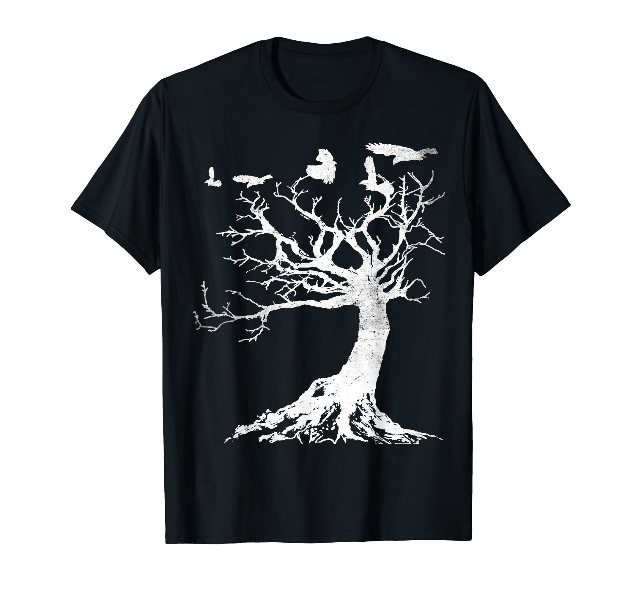Gothic Raven Tree Gothic Aesthetic Goth T-Shirt - Walmart.com