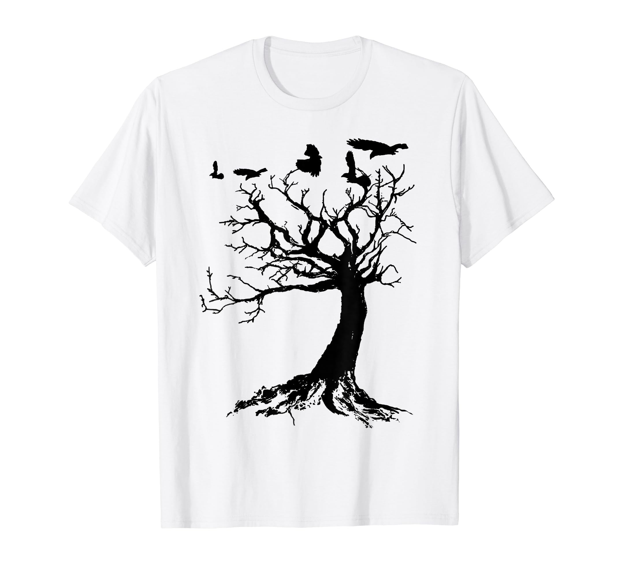 Gothic Raven Tree Shirt Gothic tshirt - Walmart.com