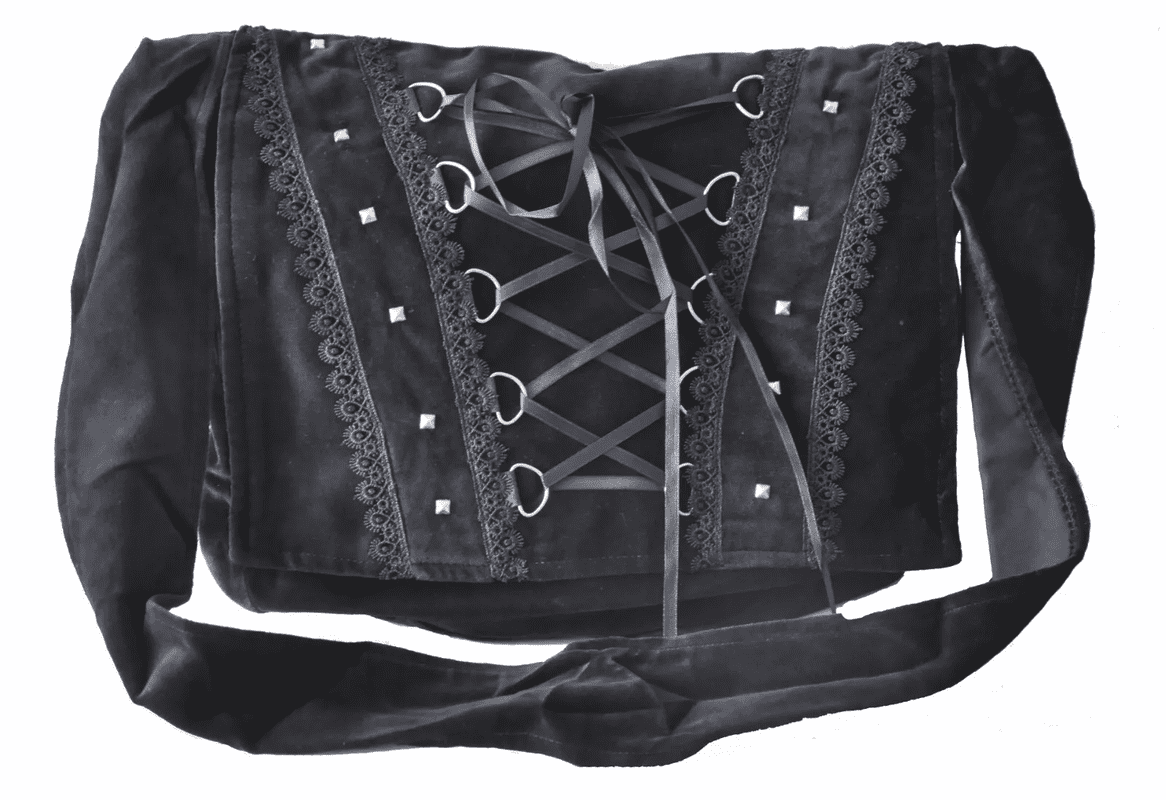 Gothic Renaissance Unisex Vintage Victorian Vamp Black College Hand Bag ...