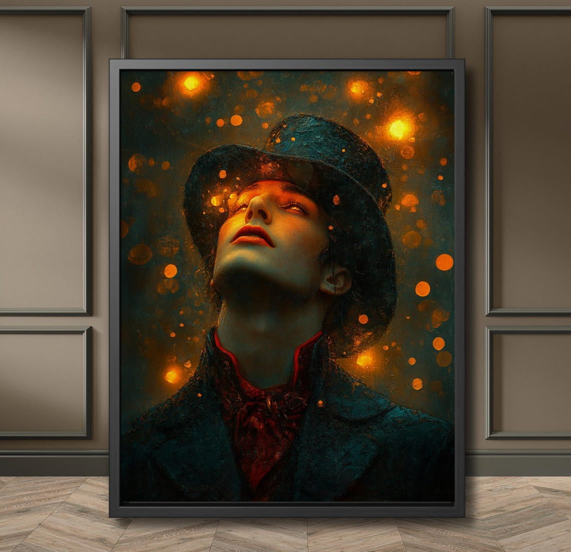 Gothic Ringmaster Portrait Poster Circus Performer Wall Art Moody ...