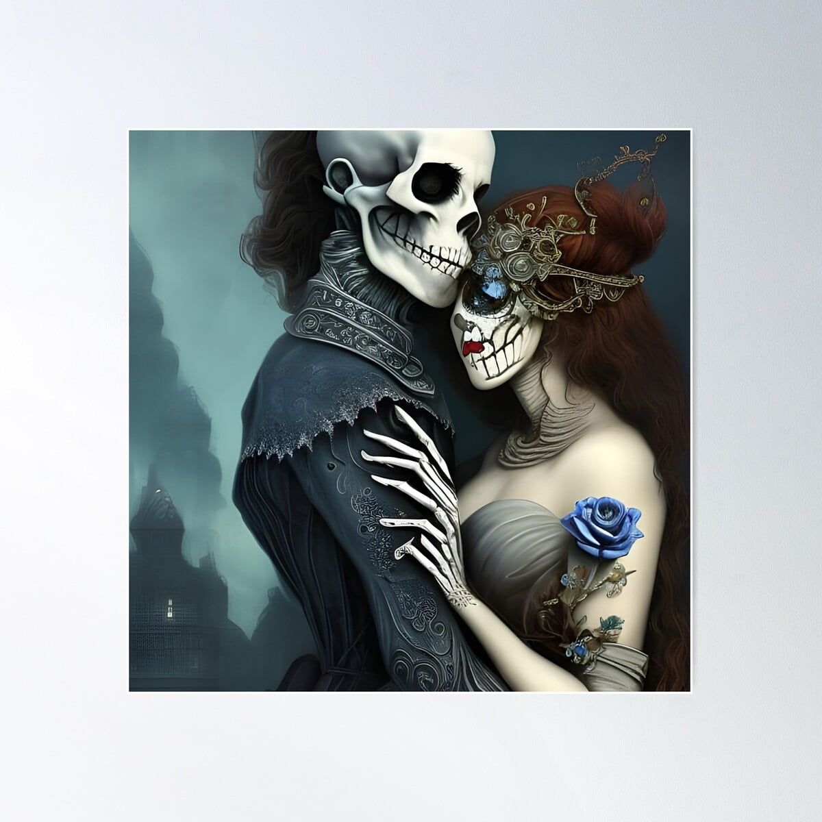 Gothic Romance: Love You Till Death And After Poster Wall Art, Modern ...